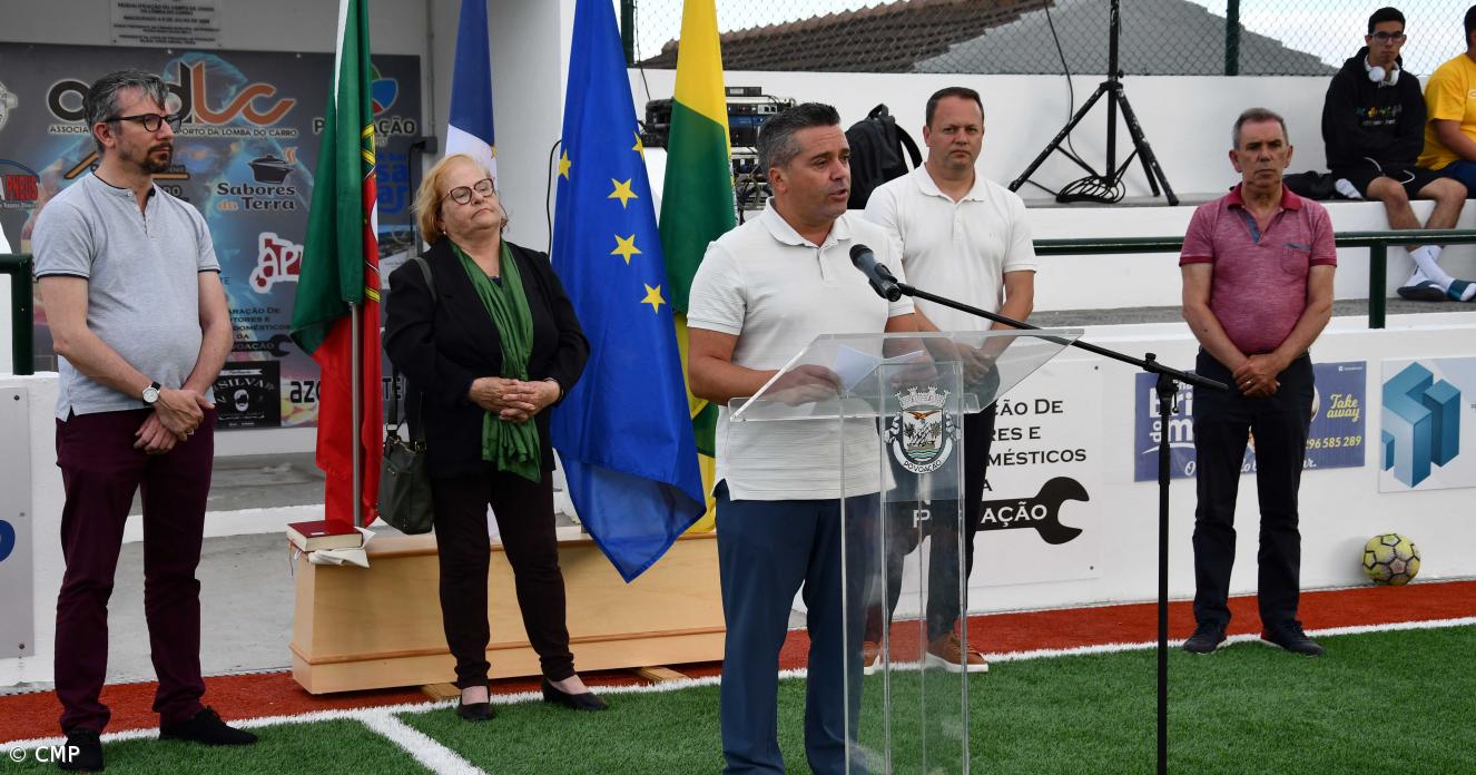Inauguradas as obras no Campo de Jogos da Lomba do Carro - Açoriano ...